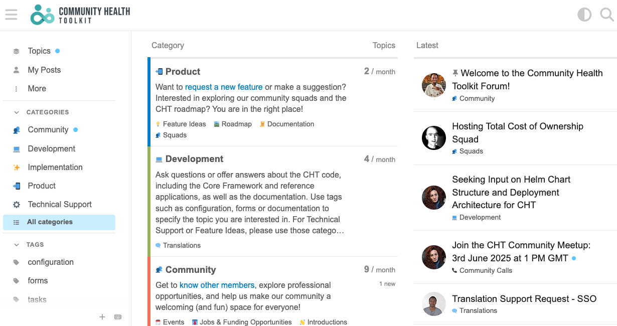 CHT Forum Screenshot – Medic